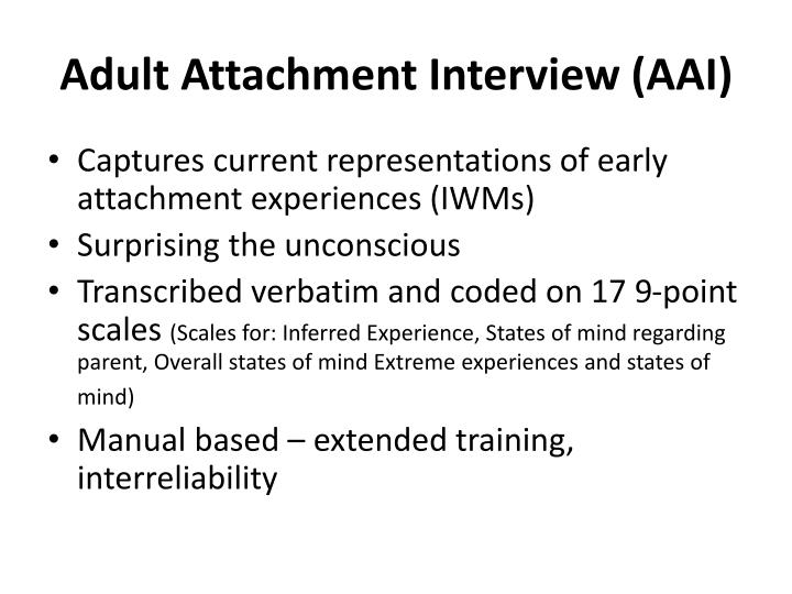 PPT - Attachment theory – Two different lines of research PowerPoint ...