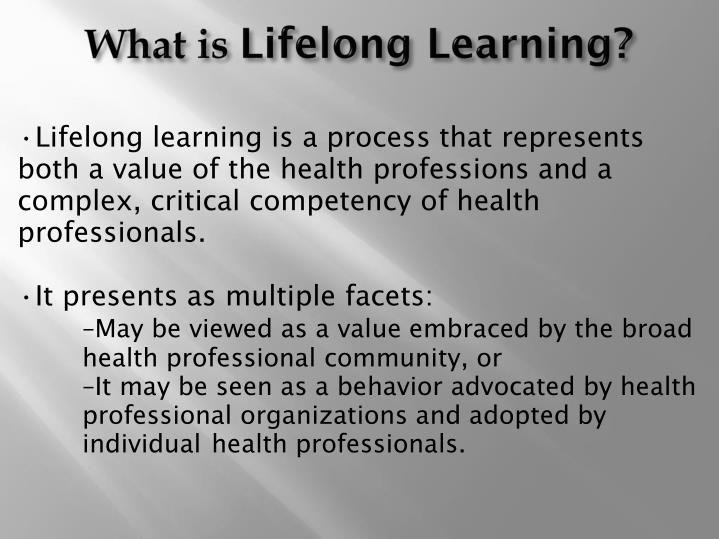 PPT - Commitment to Lifelong Learning within the Nursing Profession as ...