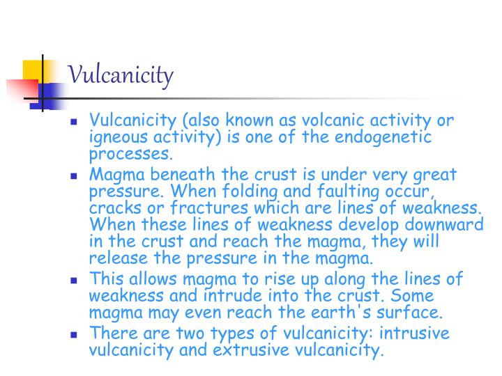 PPT - Endogenetic processes and landforms PowerPoint Presentation - ID ...