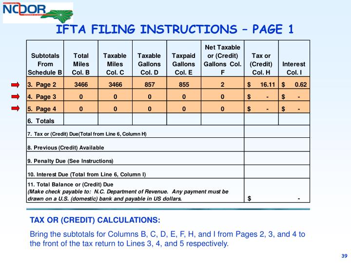 PPT - COMPLETING AN IFTA TAX RETURN PowerPoint Presentation - ID:350852