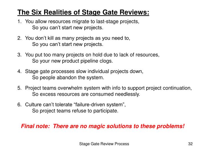 PPT - Stage Gate Review Process PowerPoint Presentation - ID:351790