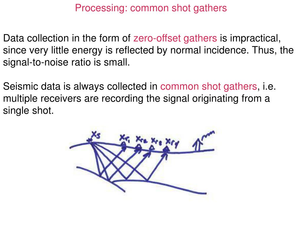 Ppt Processing Zero Offset Gathers Powerpoint Presentation Free