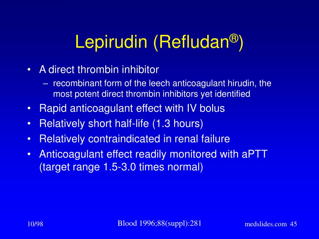 PPT - Heparin-Induced Thrombocytopenia PowerPoint Presentation, free ...