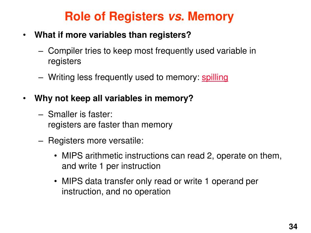 PPT - Chapter 2. Instruction: Language of the Computer PowerPoint ...