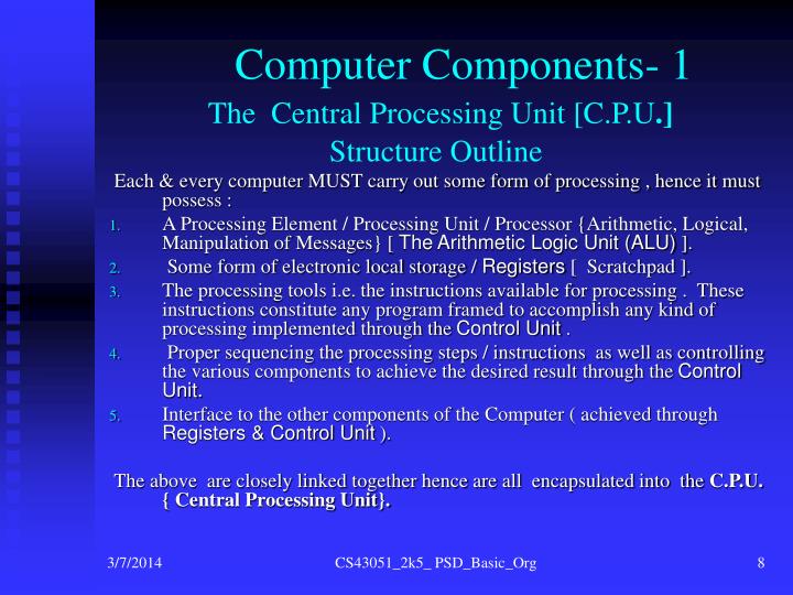 PPT - Computer Architecture & Operating System [O.S.] PowerPoint ...