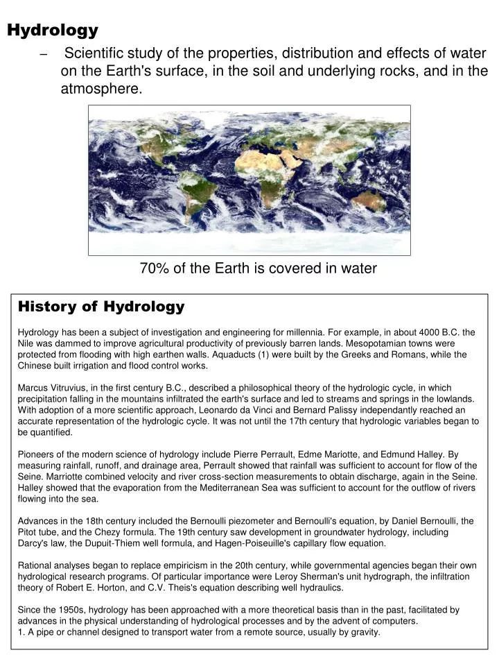 PPT - Hydrology PowerPoint Presentation, free download - ID:353229