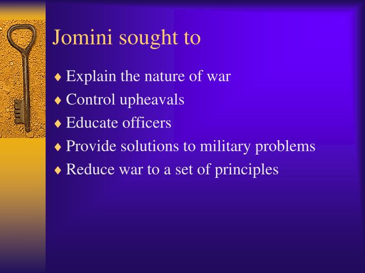 PPT - Classical Strategists III Jomini PowerPoint Presentation - ID:353318