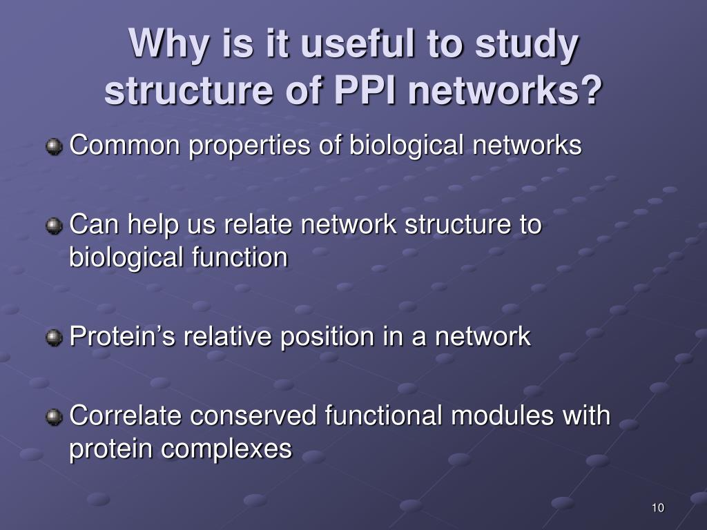 Ppt Mathematical Properties Of Network Of Protein Interactions