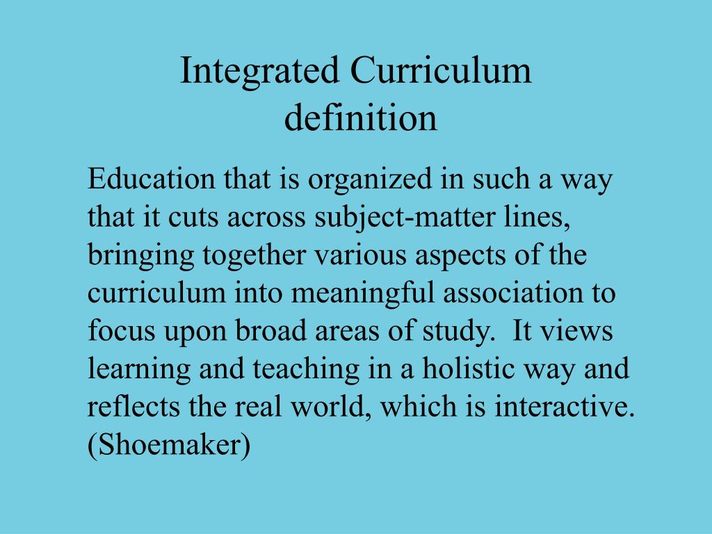PPT Interdisciplinary Teaching At The High School Level PowerPoint PPT Interdisciplinary Teaching At The High School Level PowerPoint
