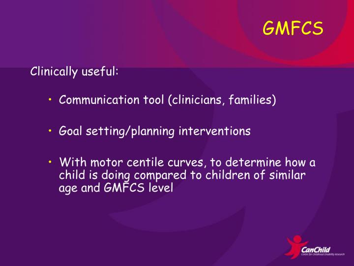 PPT - The GMFCS and GMFM in Clinical Practice PowerPoint Presentation ...