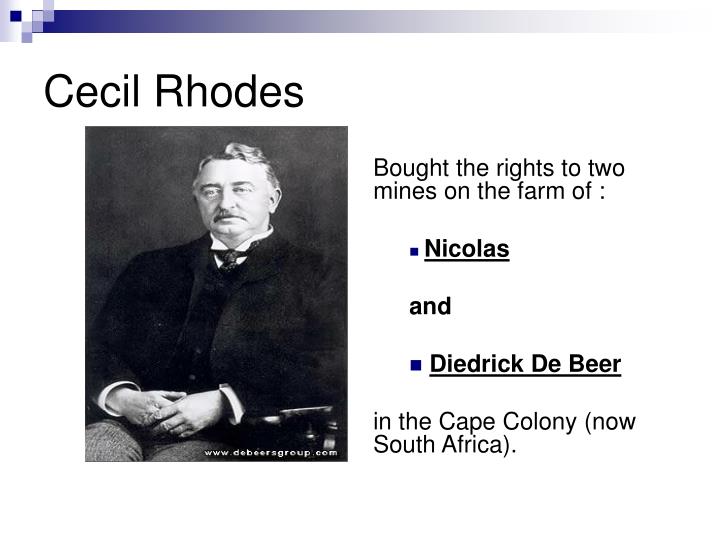 PPT - De Beers : A Monopoly in the Diamond Industry PowerPoint ...