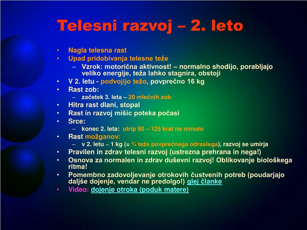 PPT - Razvoj predšolskega otroka – 1. del PowerPoint Presentation, free ...