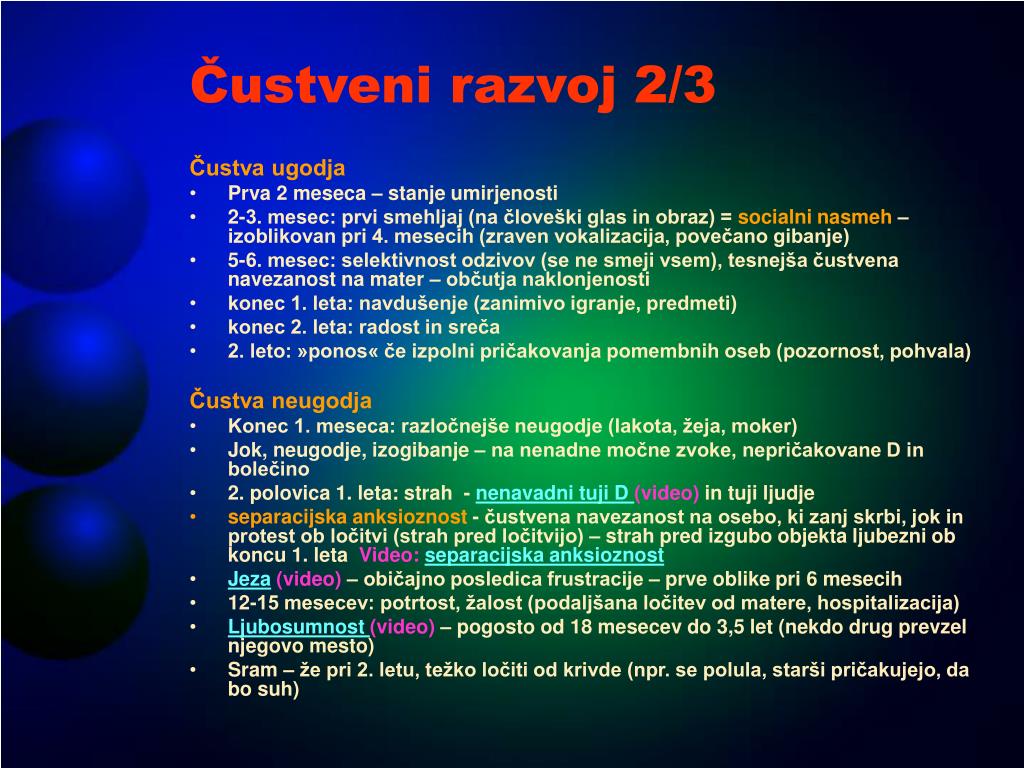 PPT - Razvoj predšolskega otroka – 1. del PowerPoint Presentation, free ...