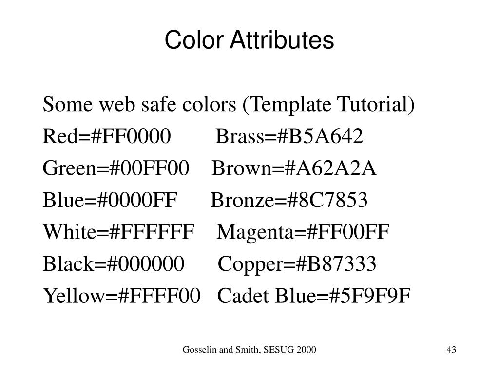 Ppt Customize Your Sas® Output With The Template Procedure A Beginning Tutorial Powerpoint