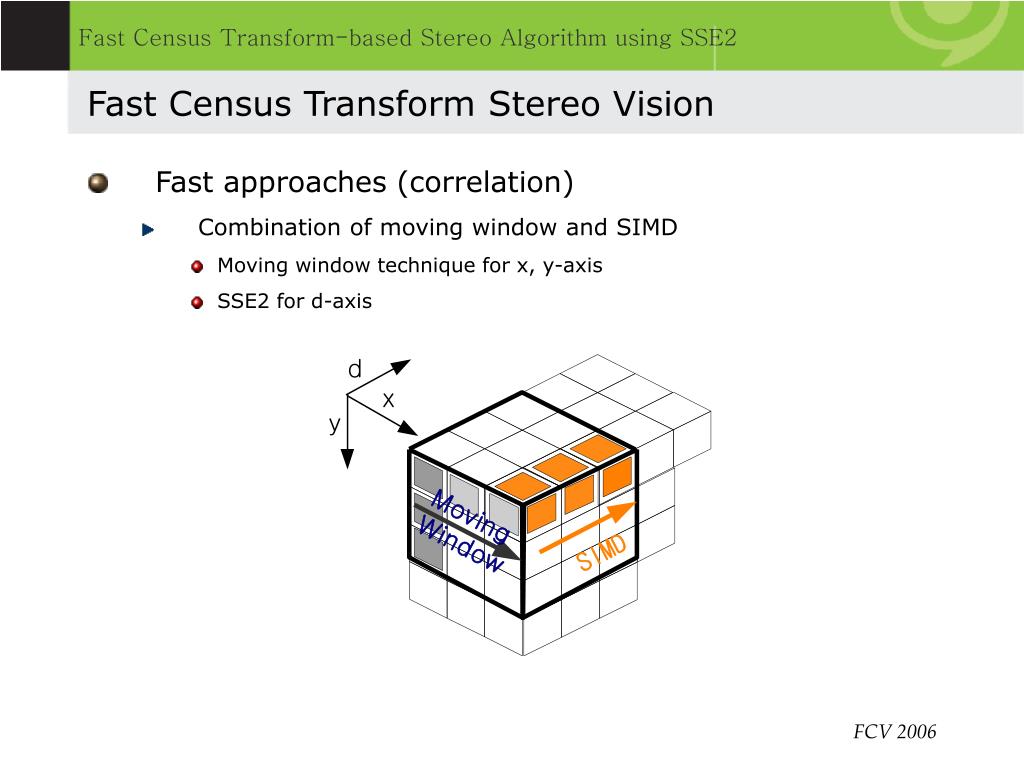 Ppt Fast Census Transform Based Stereo Algorithm Using Sse2 Powerpoint Presentation Id357233