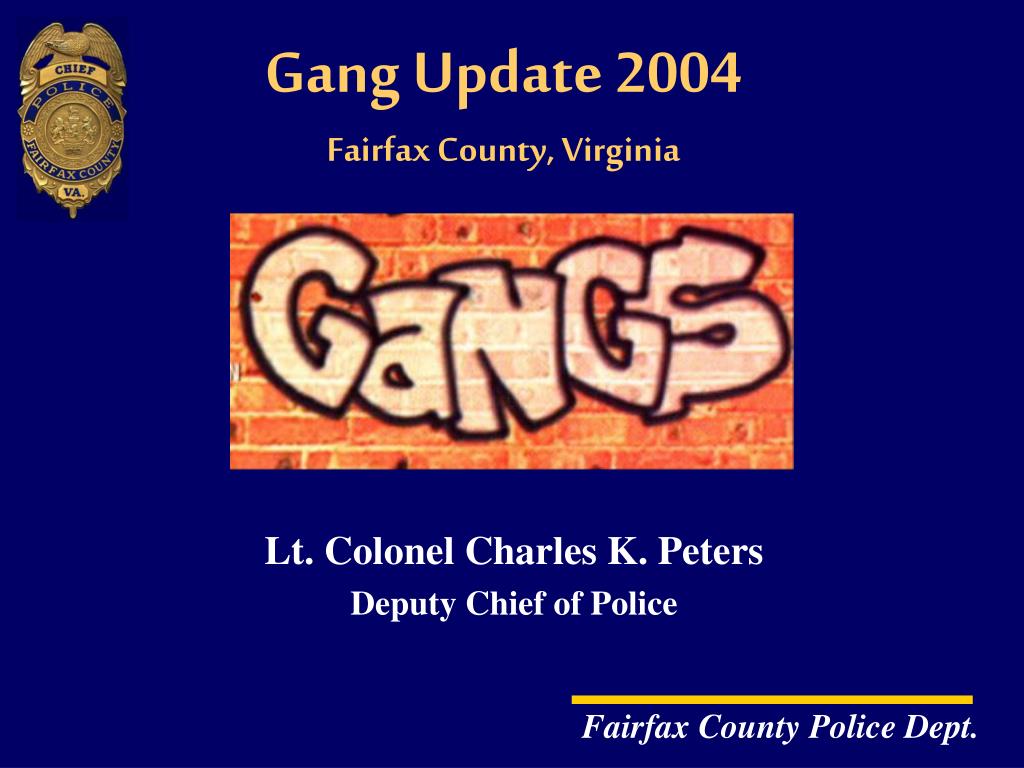 PPT - Gang Update 2004 Fairfax County, Virginia PowerPoint Presentation ...