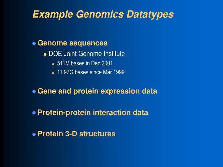PPT - Overview of Genome Databases PowerPoint Presentation - ID:357870
