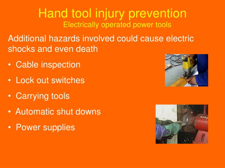 PPT - Hand tools injury prevention PowerPoint Presentation - ID:358836