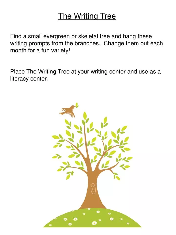 PPT - The Writing Tree PowerPoint Presentation, free download - ID:359190