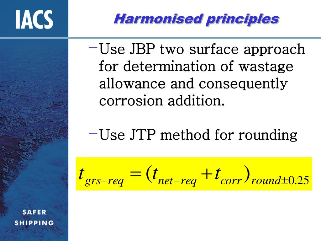 PPT - Update on the IACS Common Structural Rules for Tankers & Bulk ... PPT - Update on the IACS Common Structural Rules for Tankers & Bulk ...