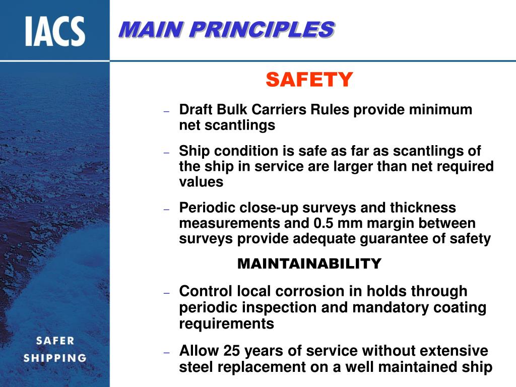 PPT - Update on the IACS Common Structural Rules for Tankers & Bulk ... PPT - Update on the IACS Common Structural Rules for Tankers & Bulk ...
