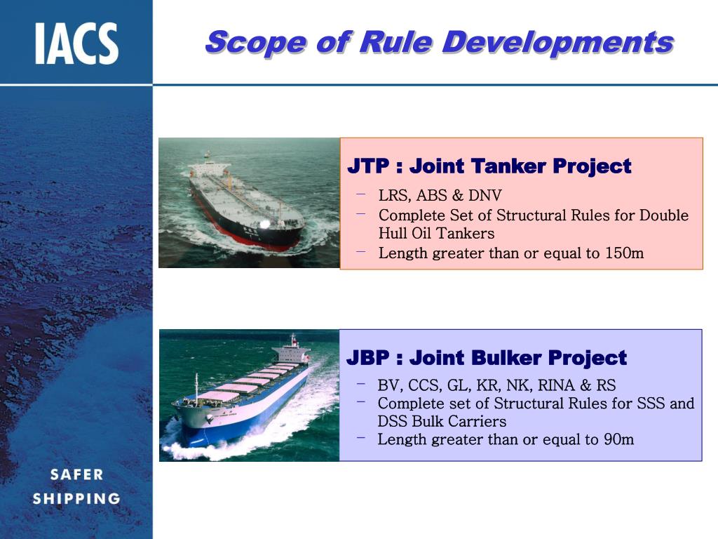 PPT - Update on the IACS Common Structural Rules for Tankers & Bulk ... PPT - Update on the IACS Common Structural Rules for Tankers & Bulk ...