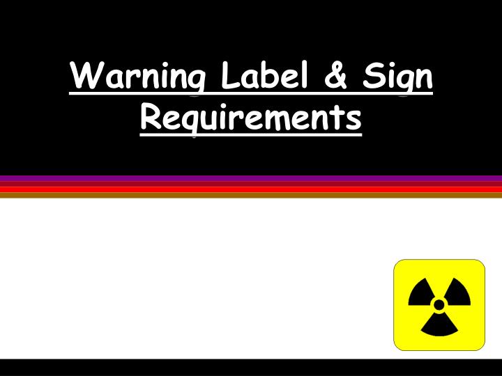 PPT - Radiation Safety PowerPoint Presentation - ID:36041