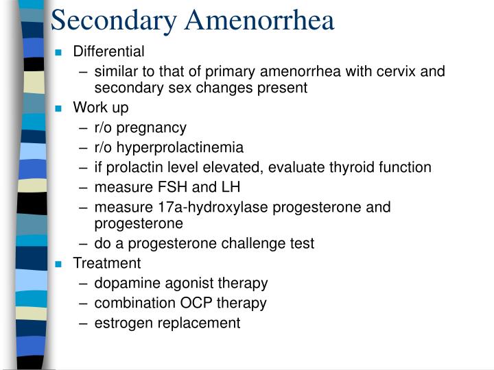 PPT - Amenorrhea PowerPoint Presentation - ID:360414