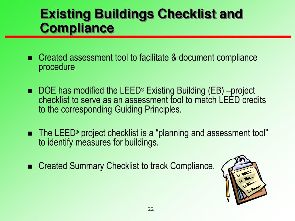 PPT - Building Compliance with the Sustainability Goals of E.O. 13423 ...