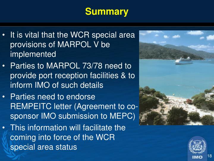 PPT - MARPOL Annex V – Special Area Provisions for the Wider Caribbean Region PowerPoint ...