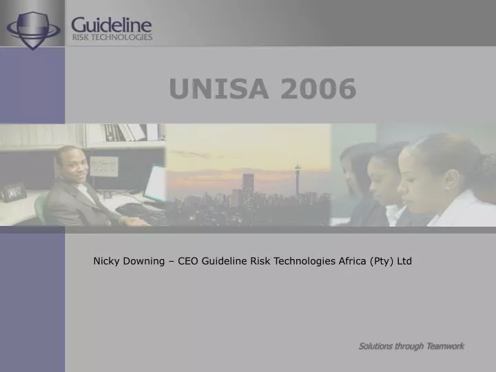 PPT - UNISA 2006 PowerPoint Presentation, free download - ID:360968