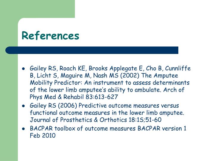 PPT - Amputee Mobility Predictor PowerPoint Presentation - ID:360977
