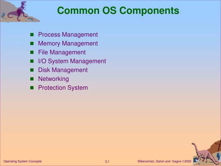 PPT - Common OS Components PowerPoint Presentation, free download - ID ...