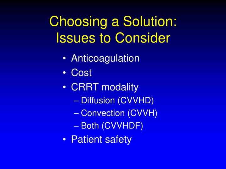 PPT - Dialysis and Replacement Solutions for CRRT PowerPoint ...