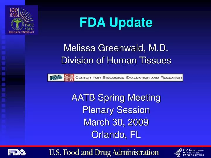 PPT - FDA Update PowerPoint Presentation, free download - ID:362166