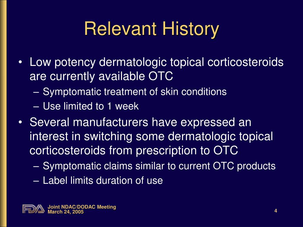 PPT - OTC Dermatologic Topical Corticosteroids PowerPoint Presentation ... PPT - OTC Dermatologic Topical Corticosteroids PowerPoint Presentation ...