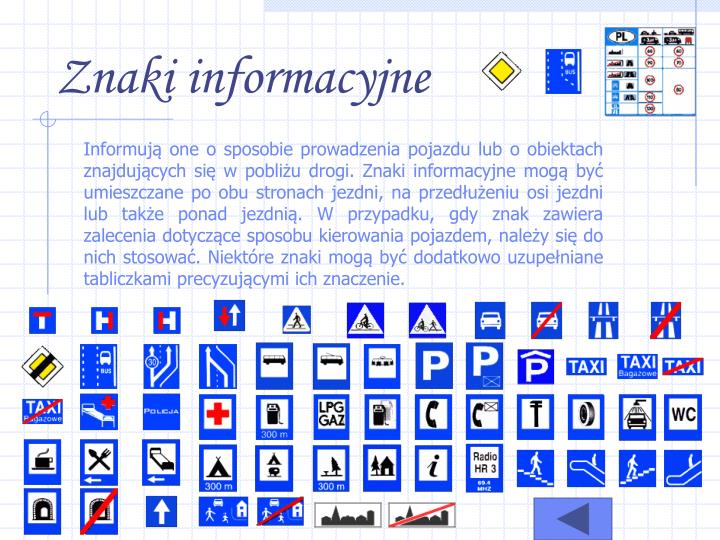 PPT - Znaki drogowe PowerPoint Presentation - ID:364433