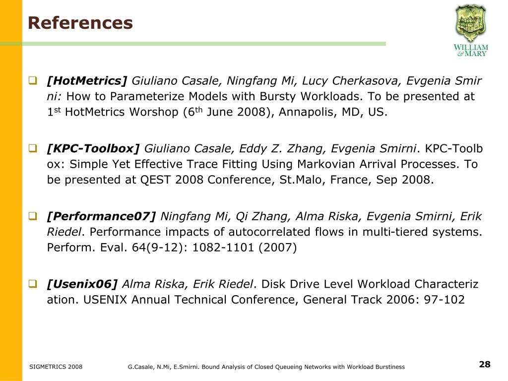 Ppt Bound Analysis Of Closed Queueing Networks With Workload Burstiness Powerpoint