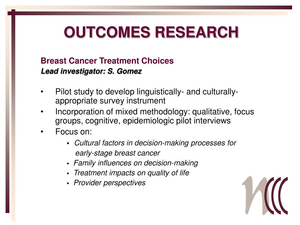 PPT - NORTHERN CALIFORNIA CANCER CENTER (NCCC) OVERVIEW OF RESEARCH ...