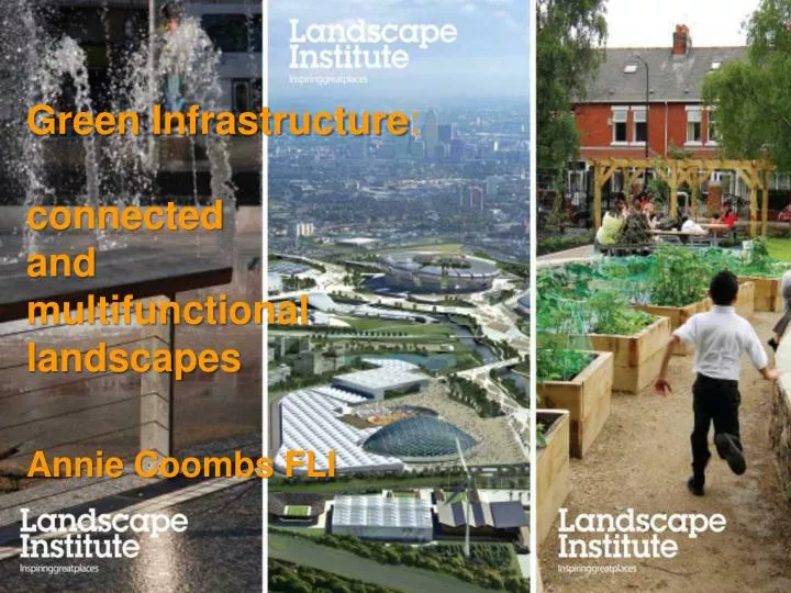 PPT - Green Infrastructure : connected and multifunctional landscapes ...
