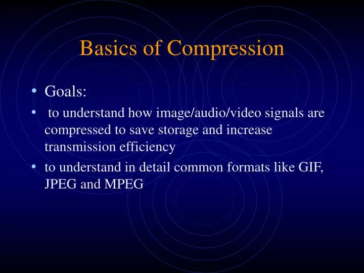 PPT - Basics of Compression PowerPoint Presentation, free download - ID ...