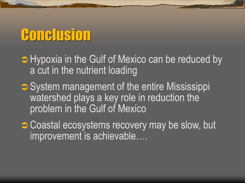 PPT - Hypoxia in the Gulf of Mexico PowerPoint Presentation, free ...