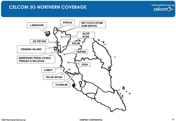 PPT - CELCOM 3G NORTHERN COVERAGE PowerPoint Presentation, free ...