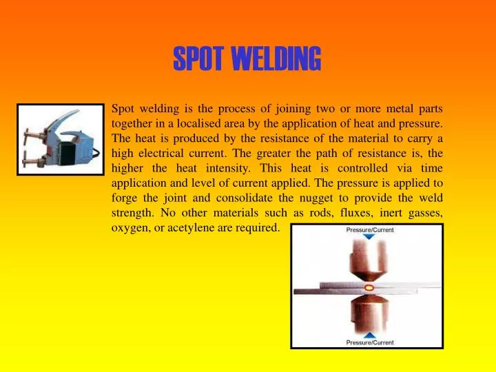 PPT - SPOT WELDING PowerPoint Presentation, free download - ID:36694