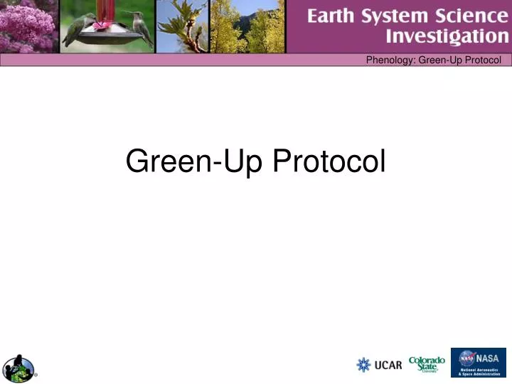 PPT - Green-Up Protocol PowerPoint Presentation, free download - ID:367078
