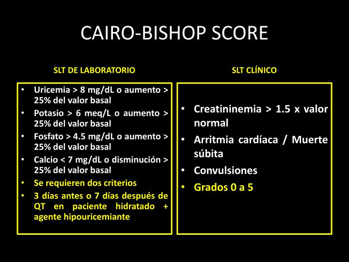 PPT - SÍNDROME DE LISIS TUMORAL PowerPoint Presentation - ID:367342