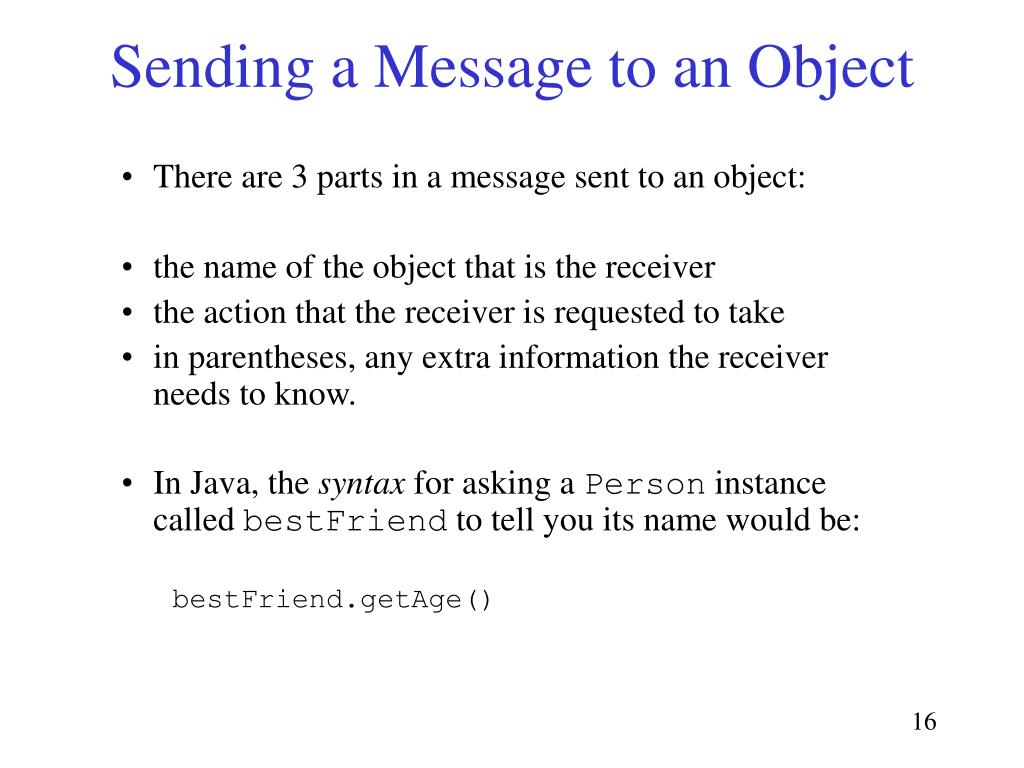 Ppt Fit1002 Computer Programming Lecture 3 Introduction To Object Orientation Powerpoint 9123