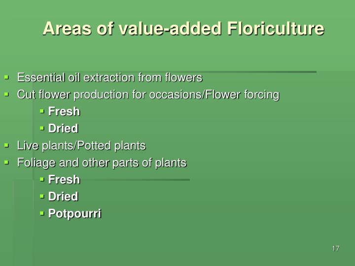 PPT - Value Addition in Floriculture PowerPoint Presentation - ID:368161