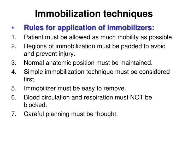 PPT - Transfer & immobilization techniques PowerPoint Presentation - ID:368320