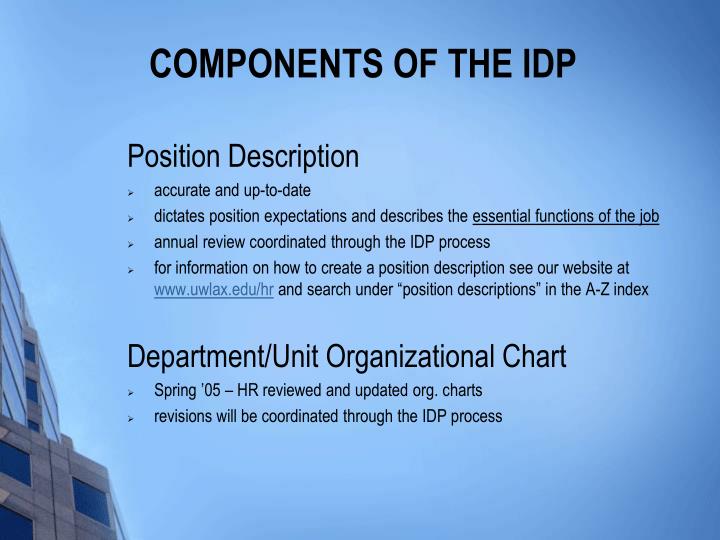 PPT - Individual Development Plan (IDP) PowerPoint Presentation - ID:368496